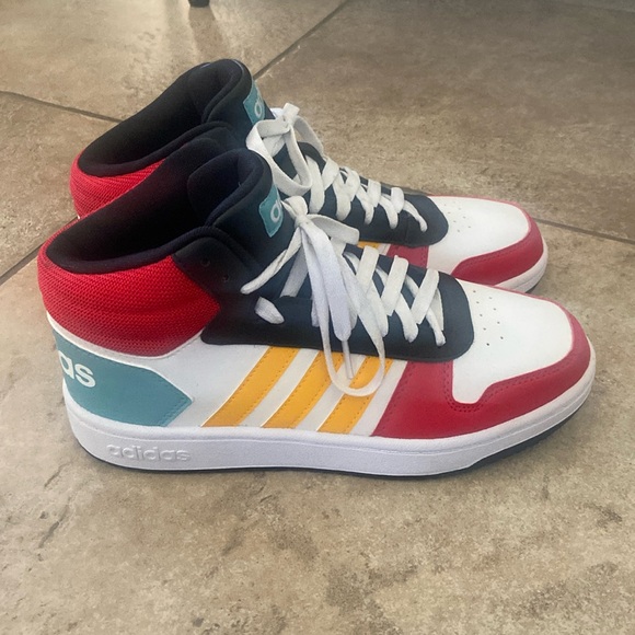 adidas | Shoes | Adidas Hoops Multicolor Sneaker | Poshmark